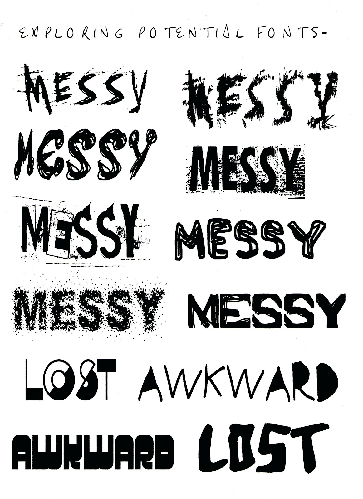 Word fonts - lopezkeys