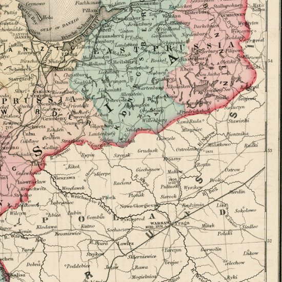 Zambrów - nie zawsze krytycznie.: Zambrów na starych mapach.