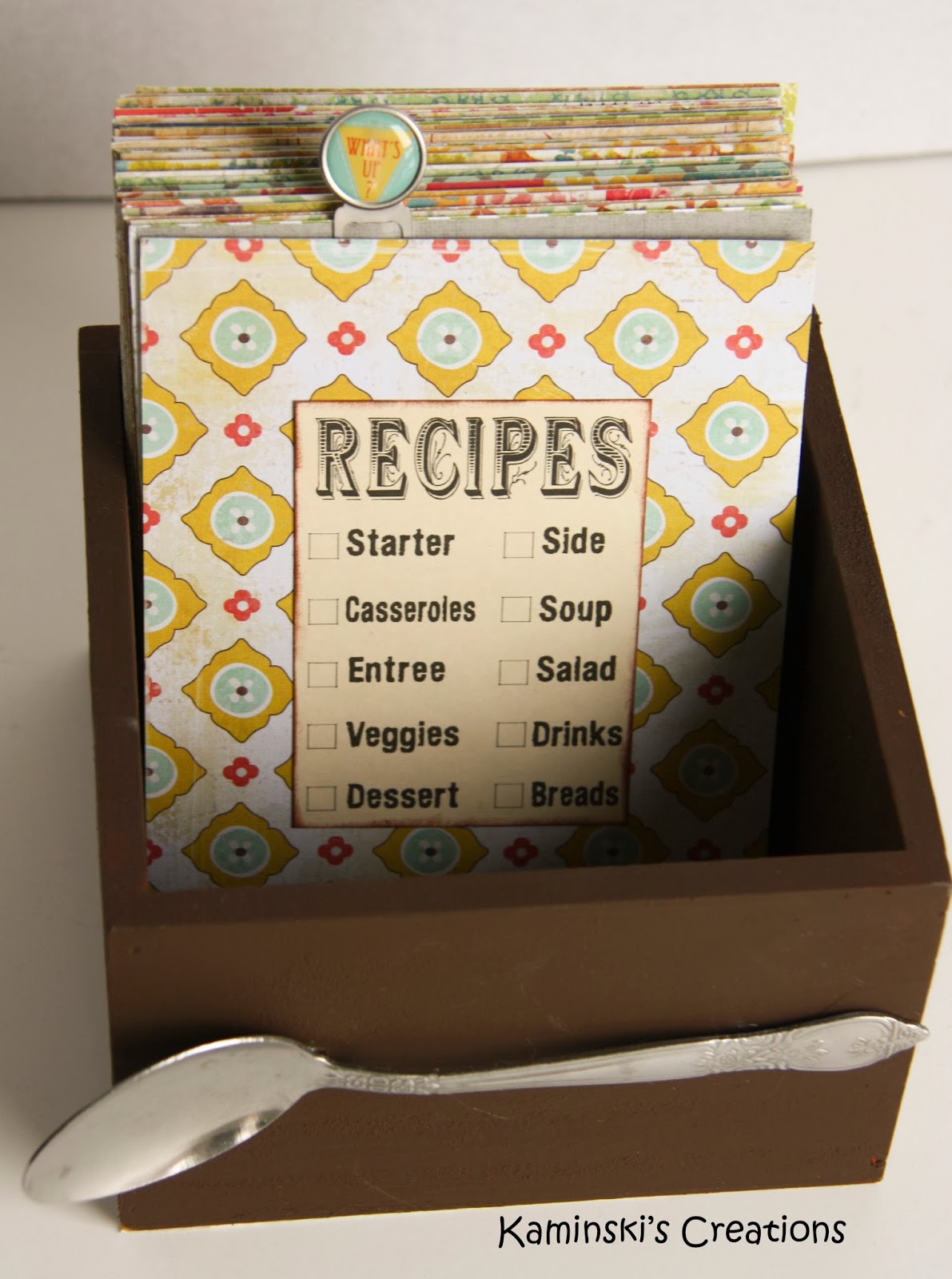 Kaminski's Creations: Recipe Boxes