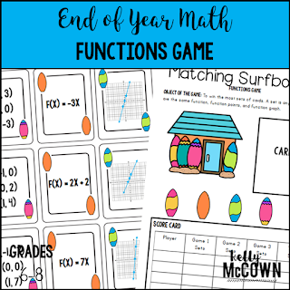 Kelly McCown: End of Year Math Games and Activities