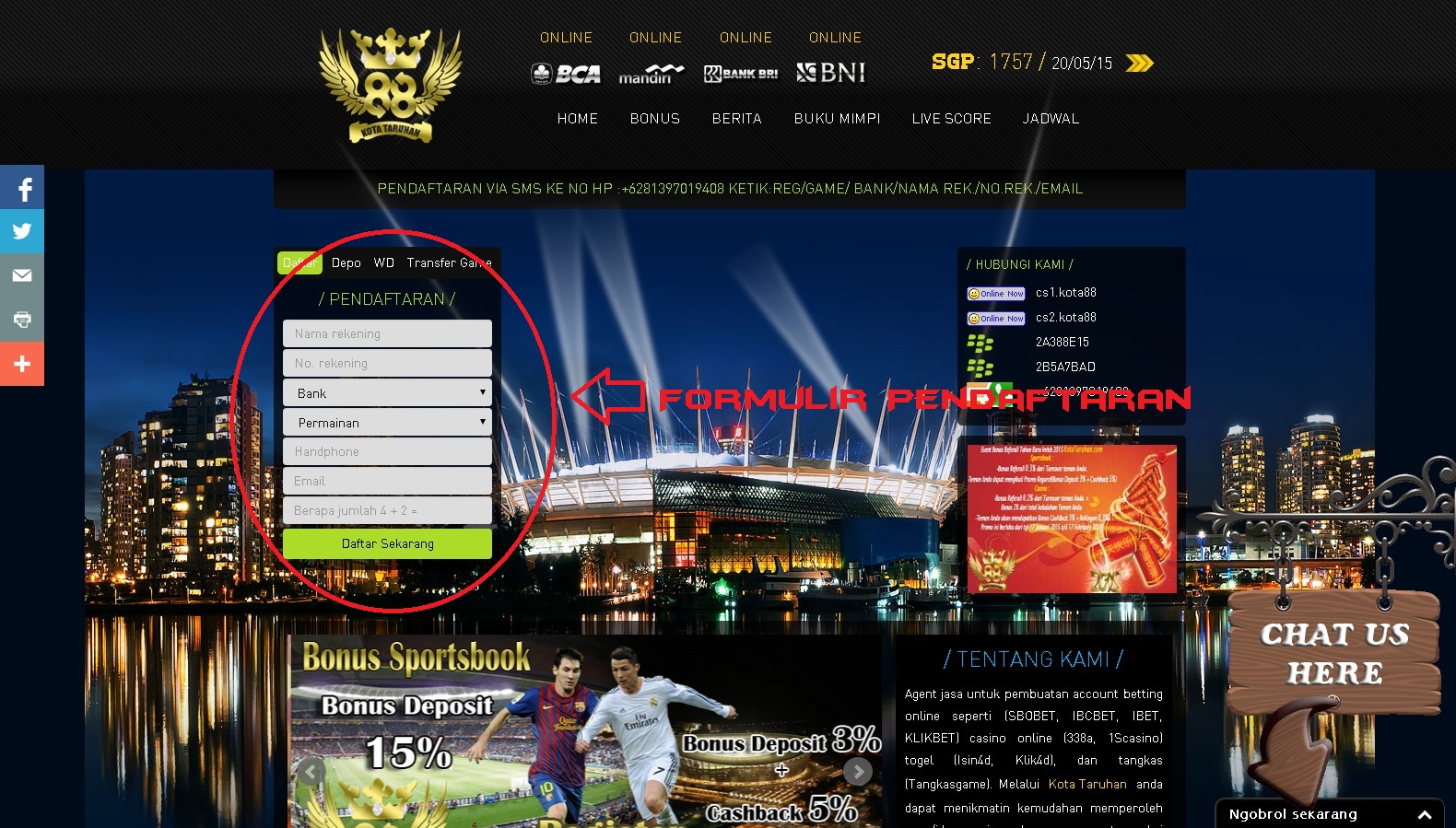 Kotataruhan: CARA MENDAFTAR MAXBET / IBCBET