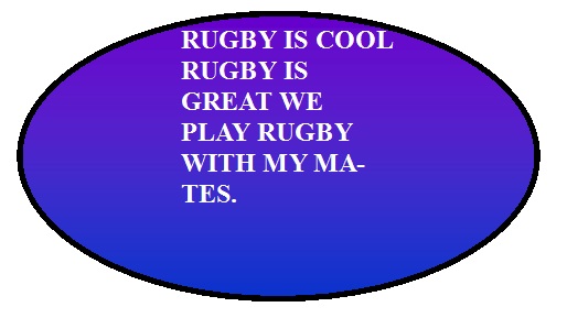 Room 3: Rugby poems by room 3