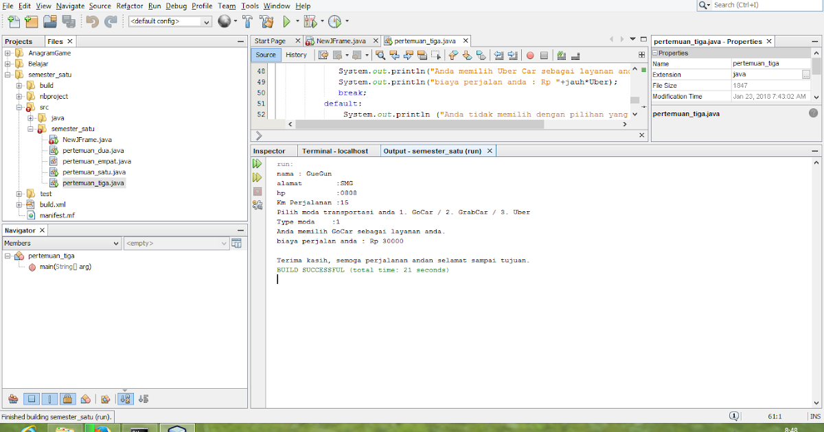 Input Scanner (java) ~ little Note