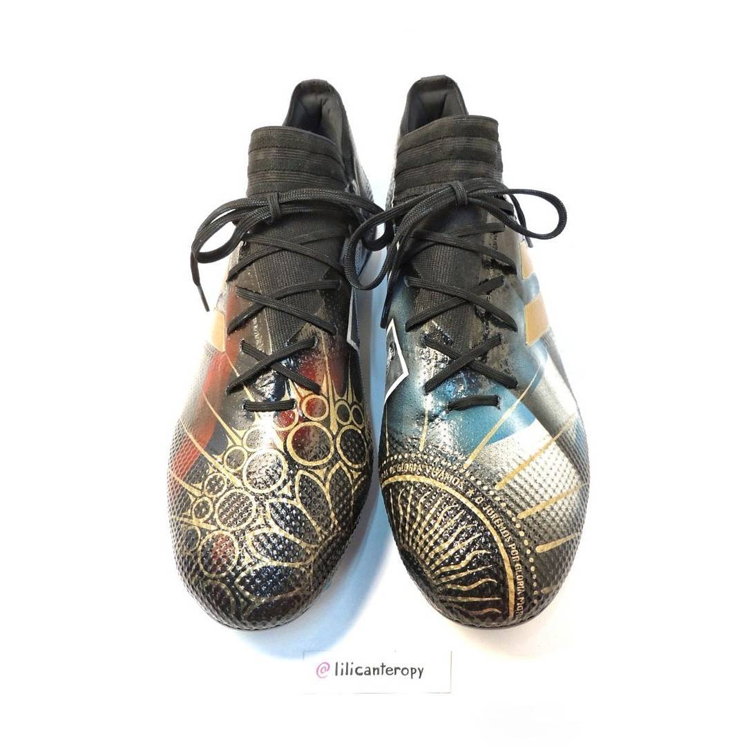 Messi Shows Off Custom Hand-Painted Adidas Nemeziz Boots - Footy Headlines