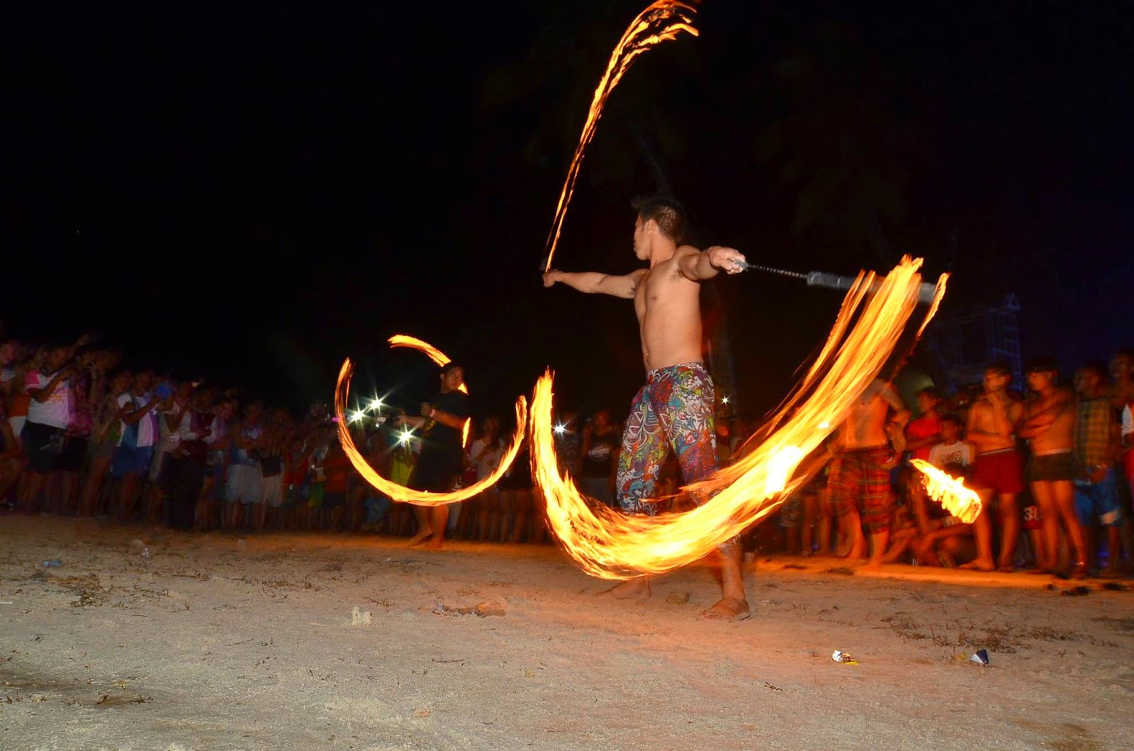 Sarangani Today: Sarbay hosts firedancers