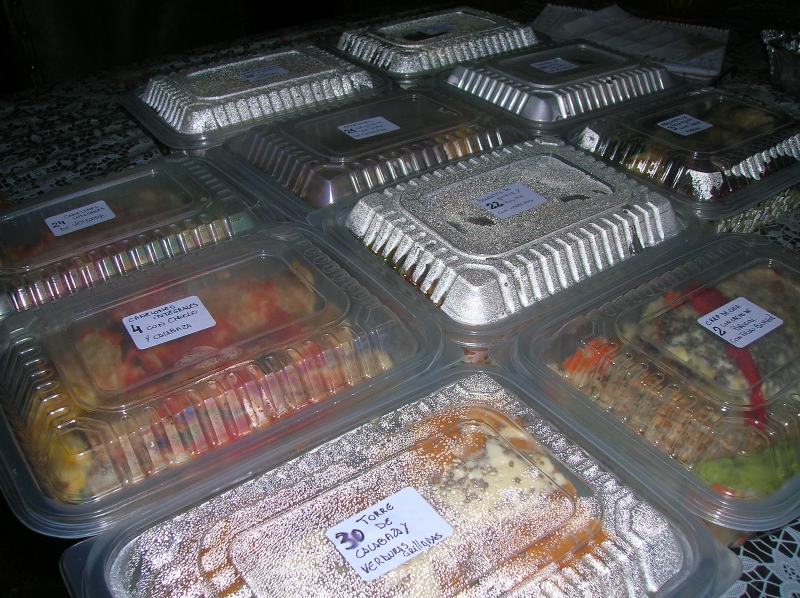 comida saludable: viandas semanales