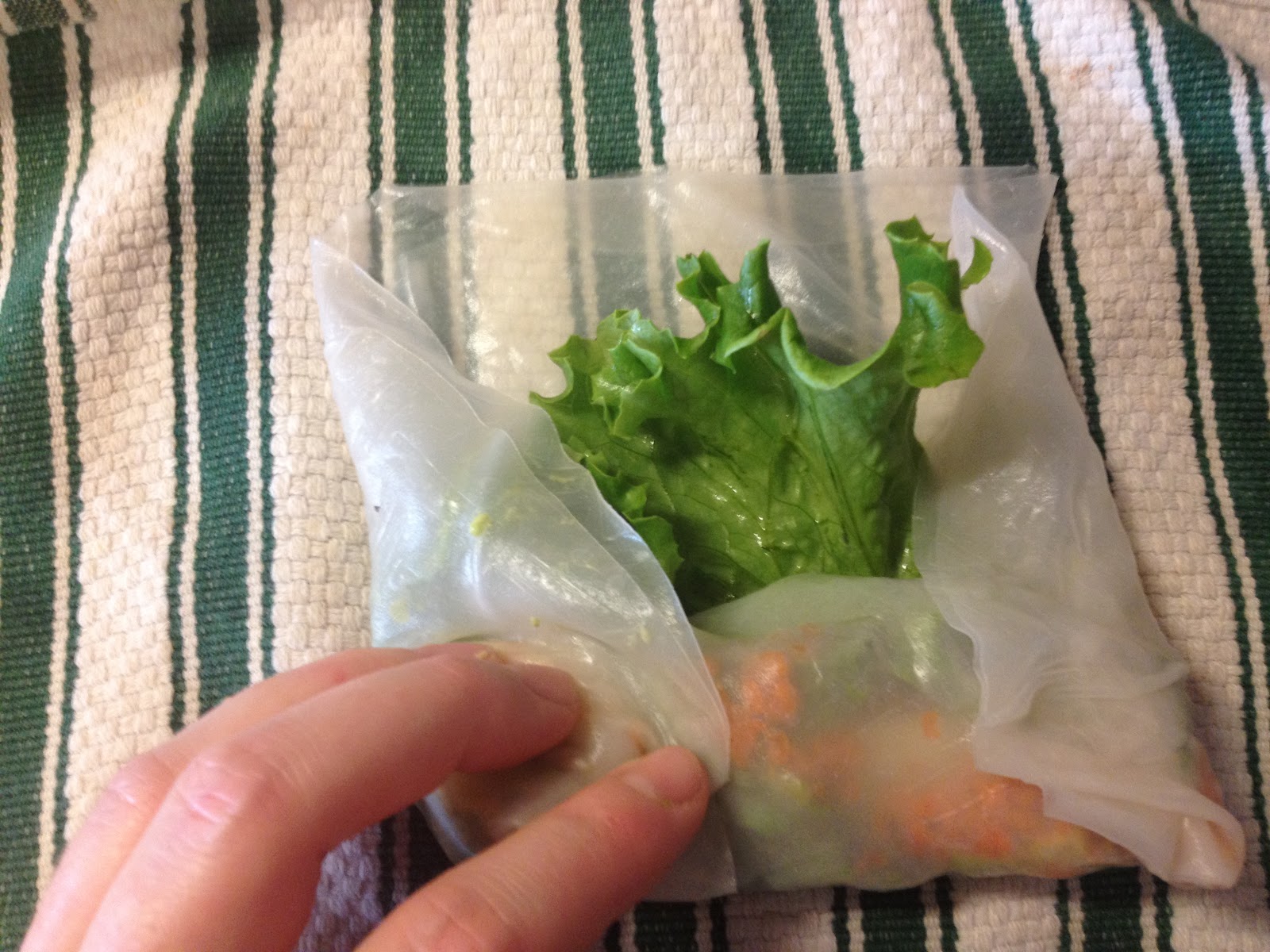 Easy As Pie: spring rolls - activity, dinner