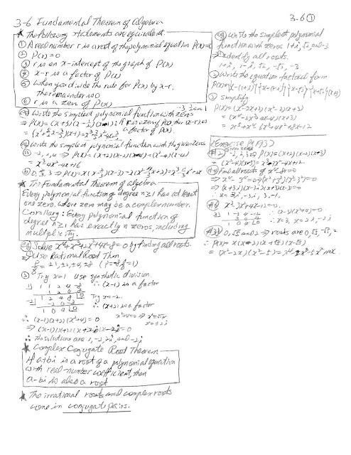 Sean's Math Page: Algebra 2 Class Note - Chapter 3