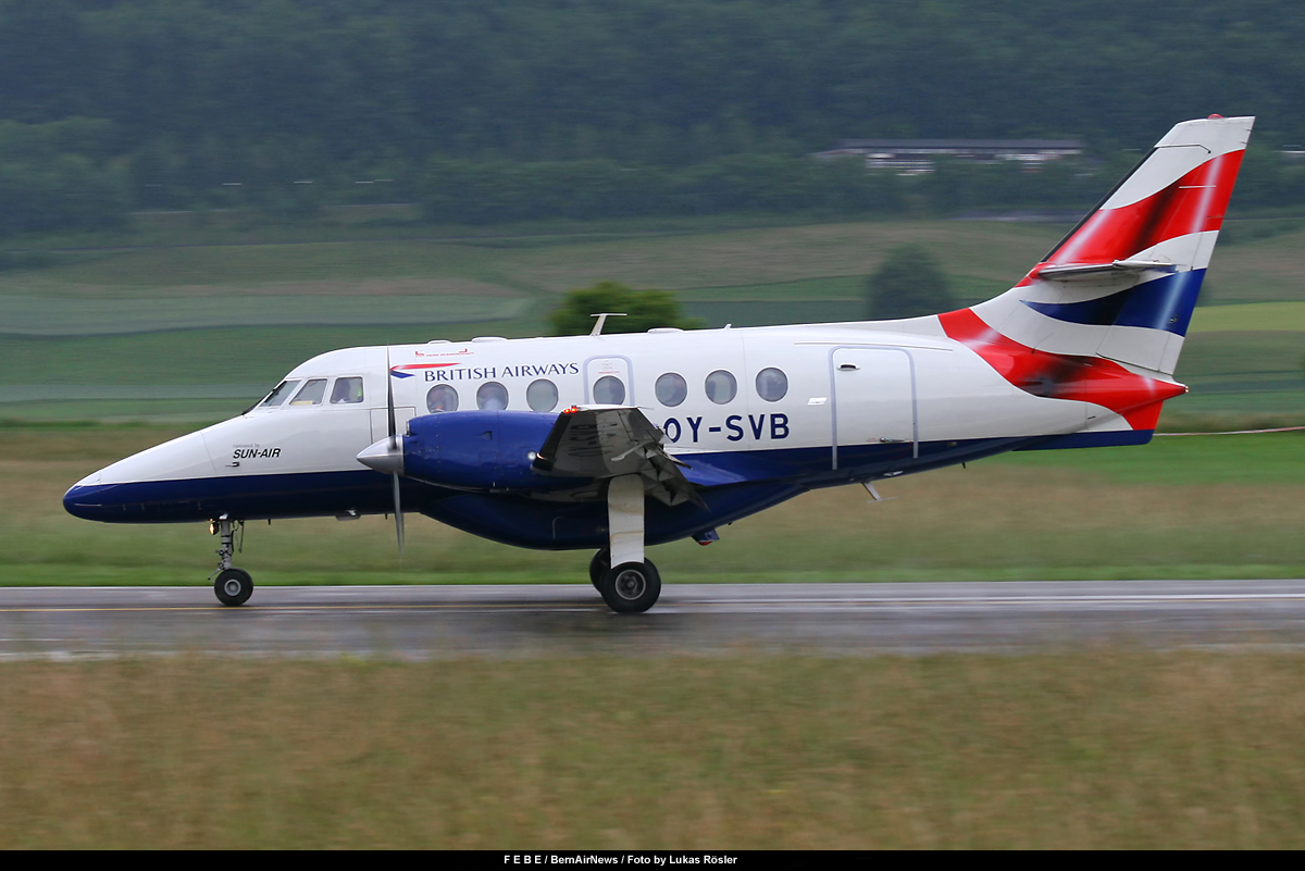 Sun Air - BAe Jetstream 32 [Danish franchise airline for British ...