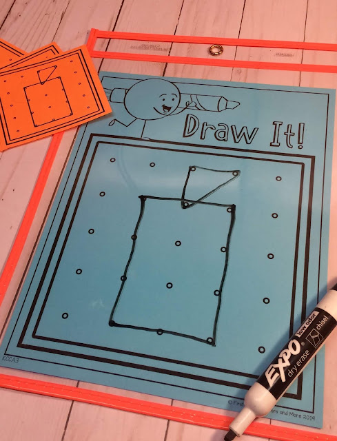 Guided Math Mats for Kindergarten - First Grade Centers and More