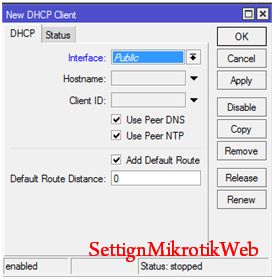 IT DEPLOYMENT TEAM: Tutorial Cara Setting DHCP Client Router Mikrotik dengan Winbox