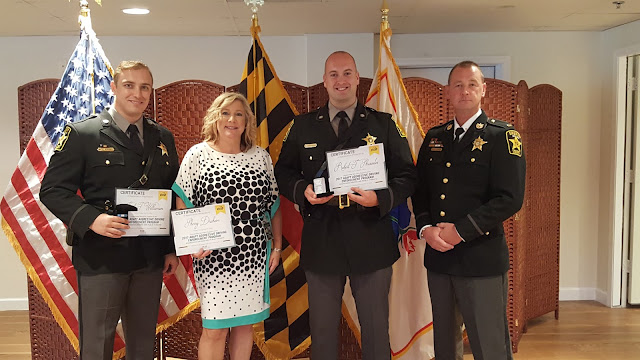 Calvert County Sheriff's Office: SHERIFF'S OFFICE DEPUTIES RECEIVE AWARDS