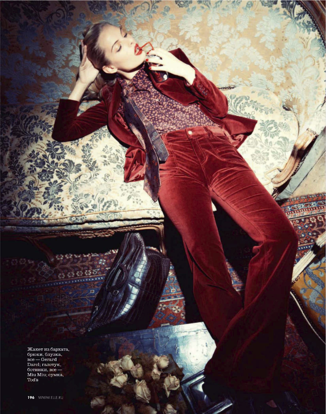 dioni tabbers by marc philbert for elle russia october 2012 | visual ...