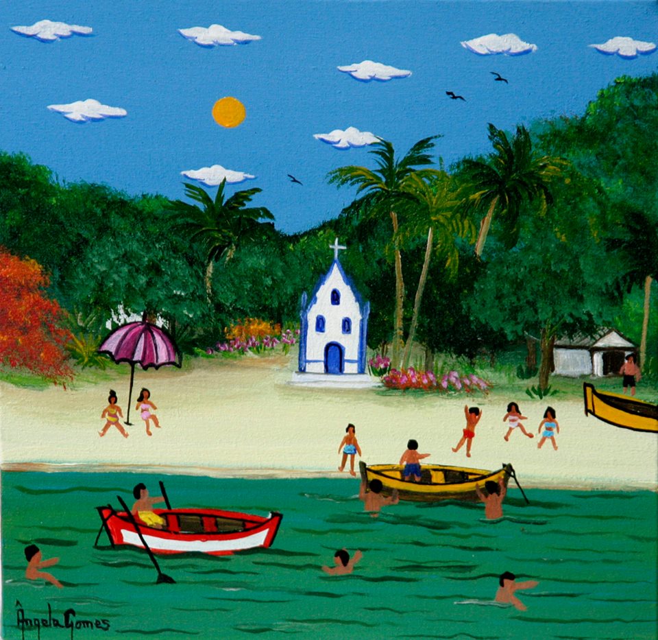 Ângela Gomes - Artista Naif Capixaba - ES - 2014