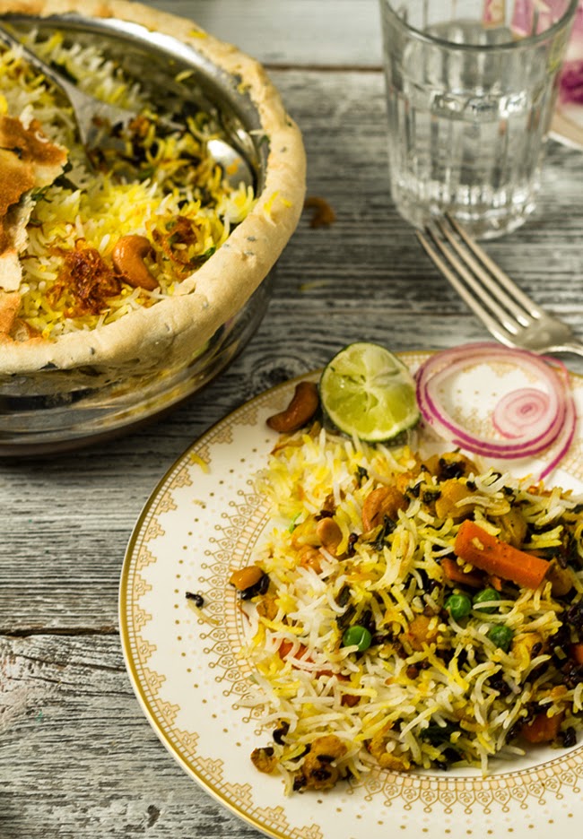 vegetable parda biryani - A Bit Wholesomely