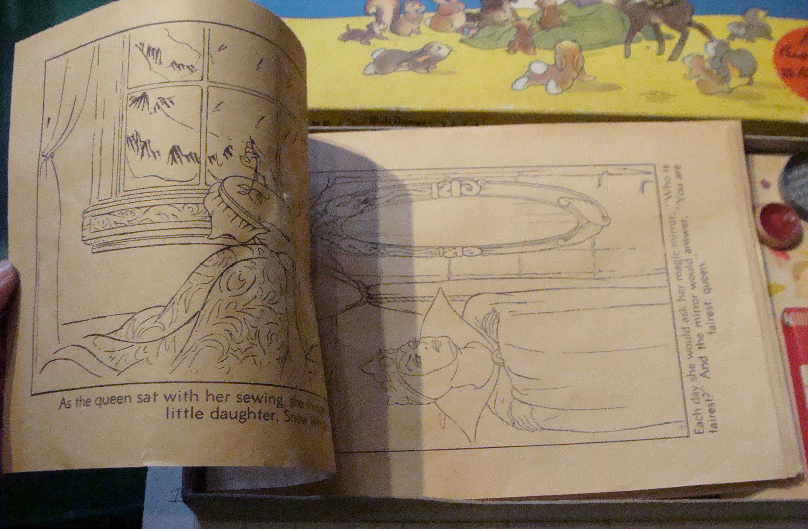 Filmic Light - Snow White Archive: 1938 Snow White Paint & Crayon Set ...