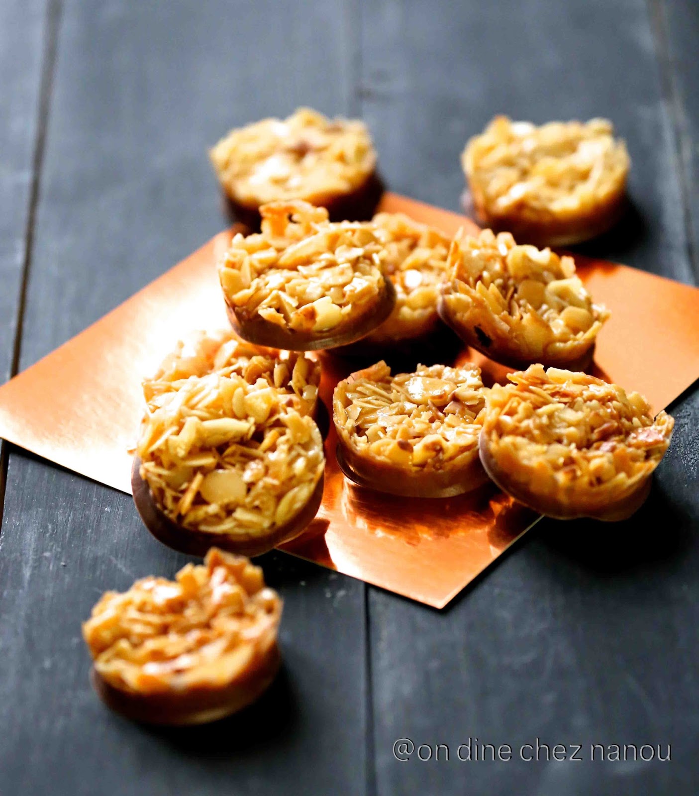 Irrésistibles florentins aux amandes et au citron | On dine chez Nanou