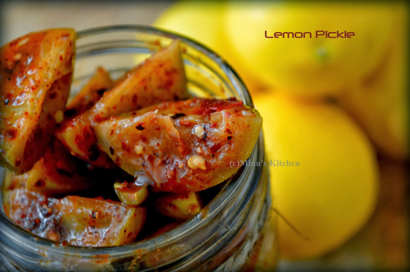Authentic Lemon Pickle ~ Minu's Kitchen