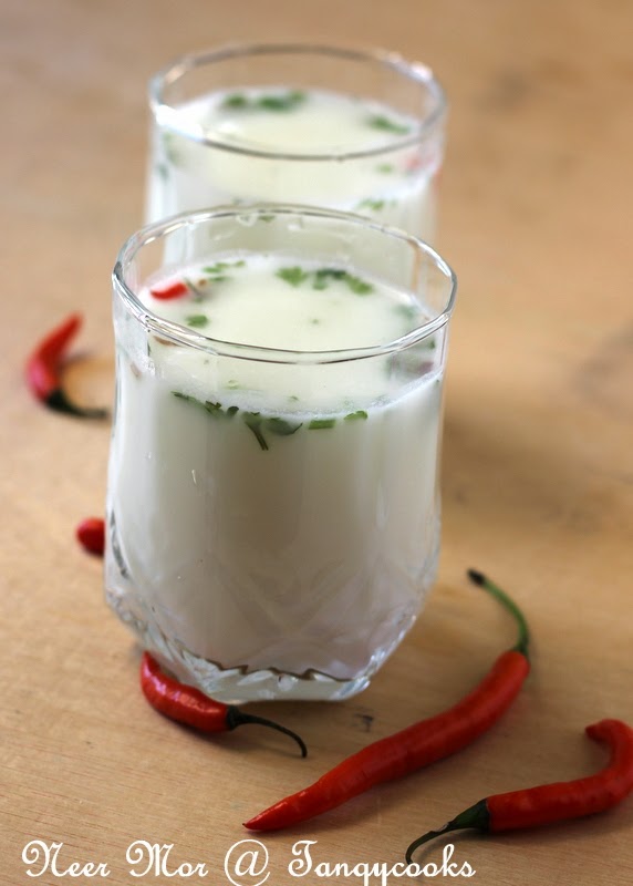 CONCOCTIONS OF A COOKAHOLIC !!!: Neer Mor/South Indian Spiced Buttermilk