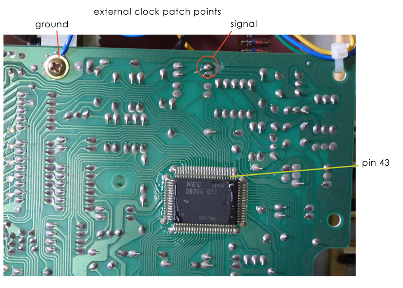 Casiotone CT-310 external clock sync