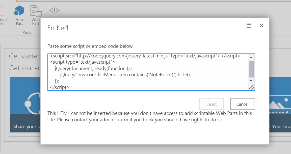 Purna's MORE SHAREPOINTS : SharePoint Online :This HTML cannot be ...