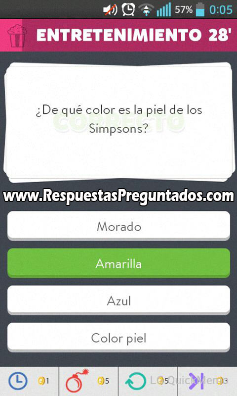 Respuestas Preguntados: ¿De qué color es la piel de los Simpsons?