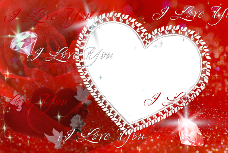 Marcos de fotos de corazones - Imagui