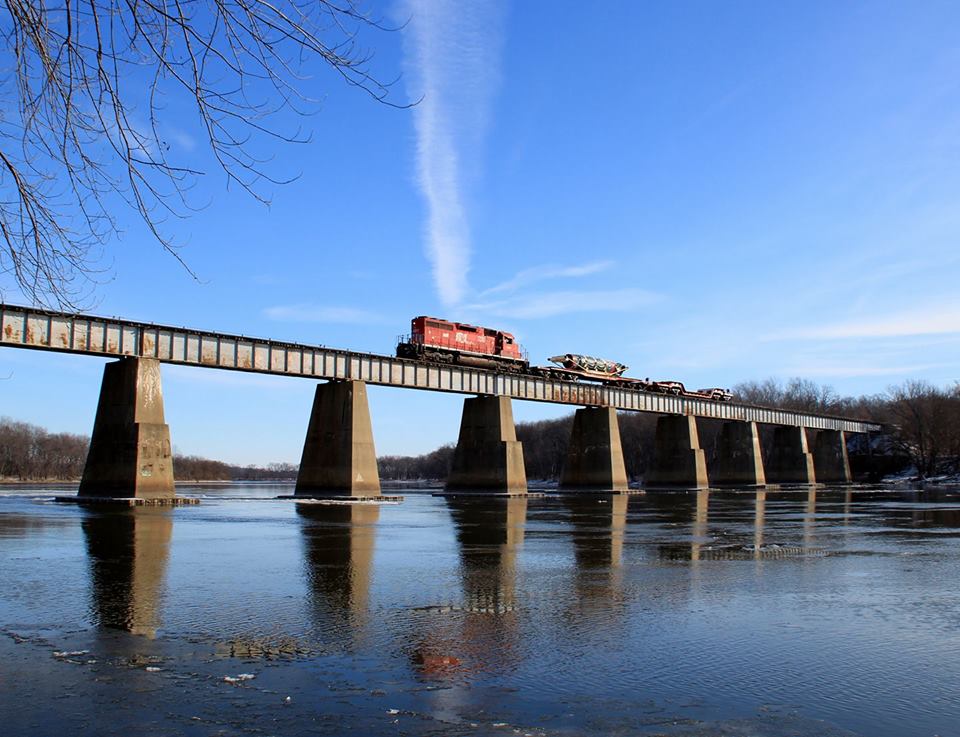 Industrial History: CP/.../CGW Bridge over Rock River in Byron, IL