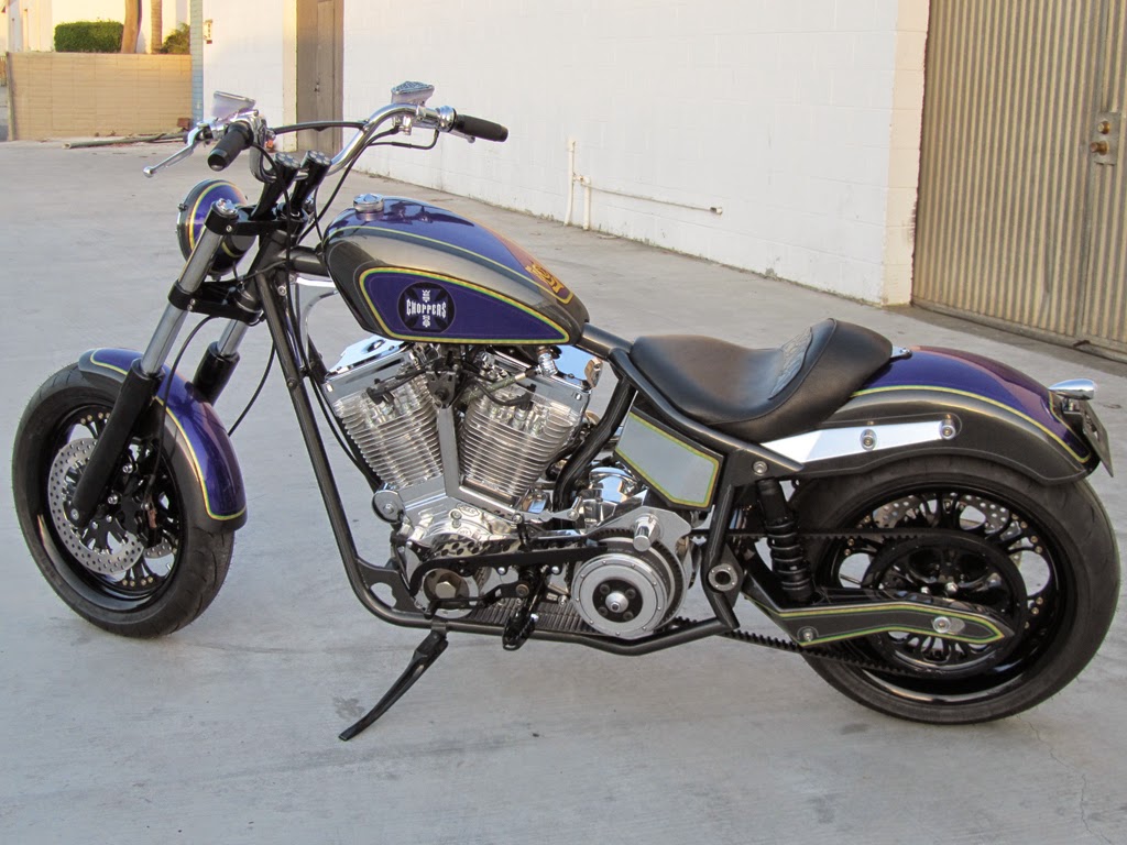 biker excalibur II: West Coast Choppers Dominator by Todds cycle