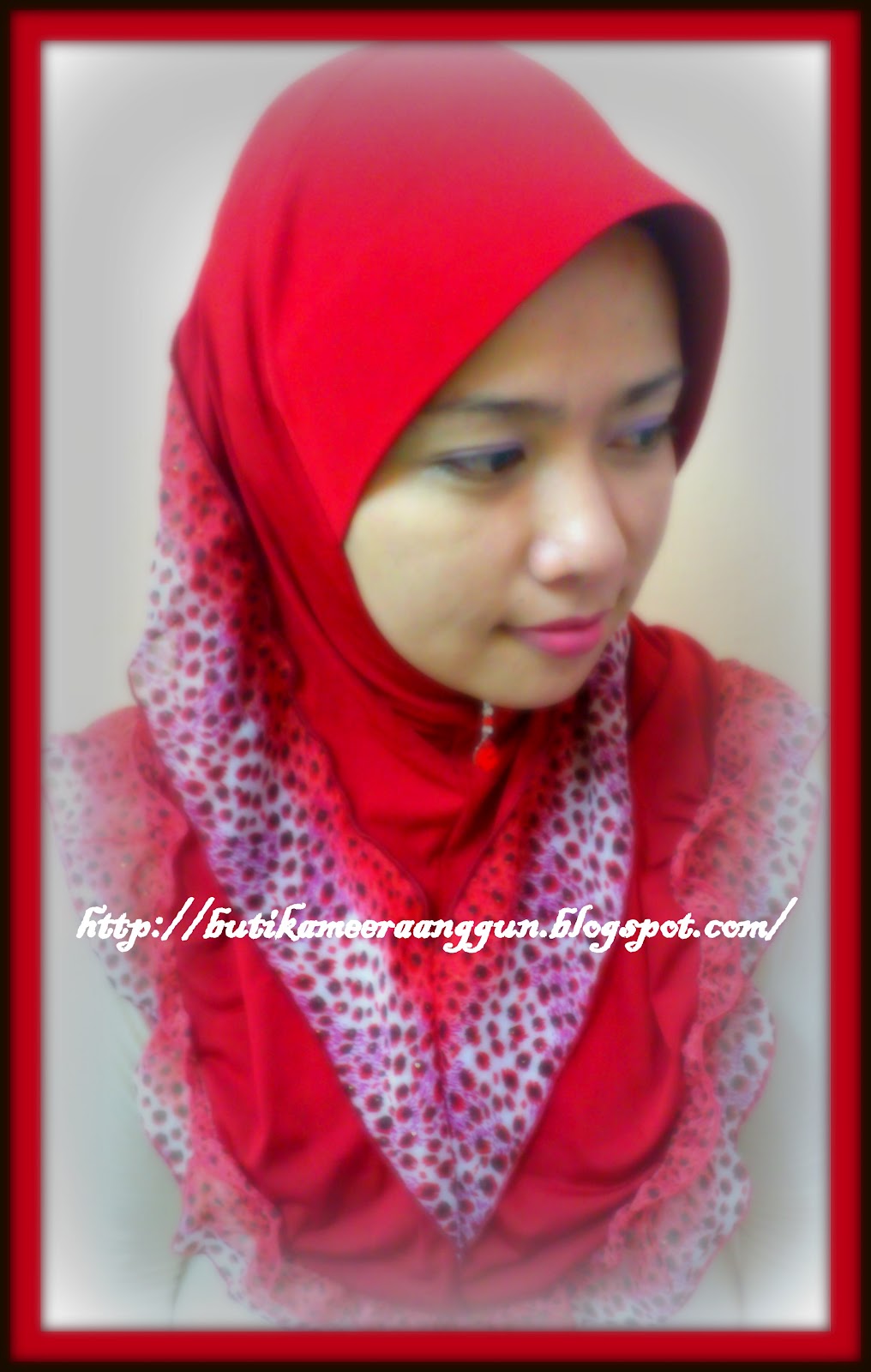 Butik Ameera Anggun: Tudung Ruffles Ameera