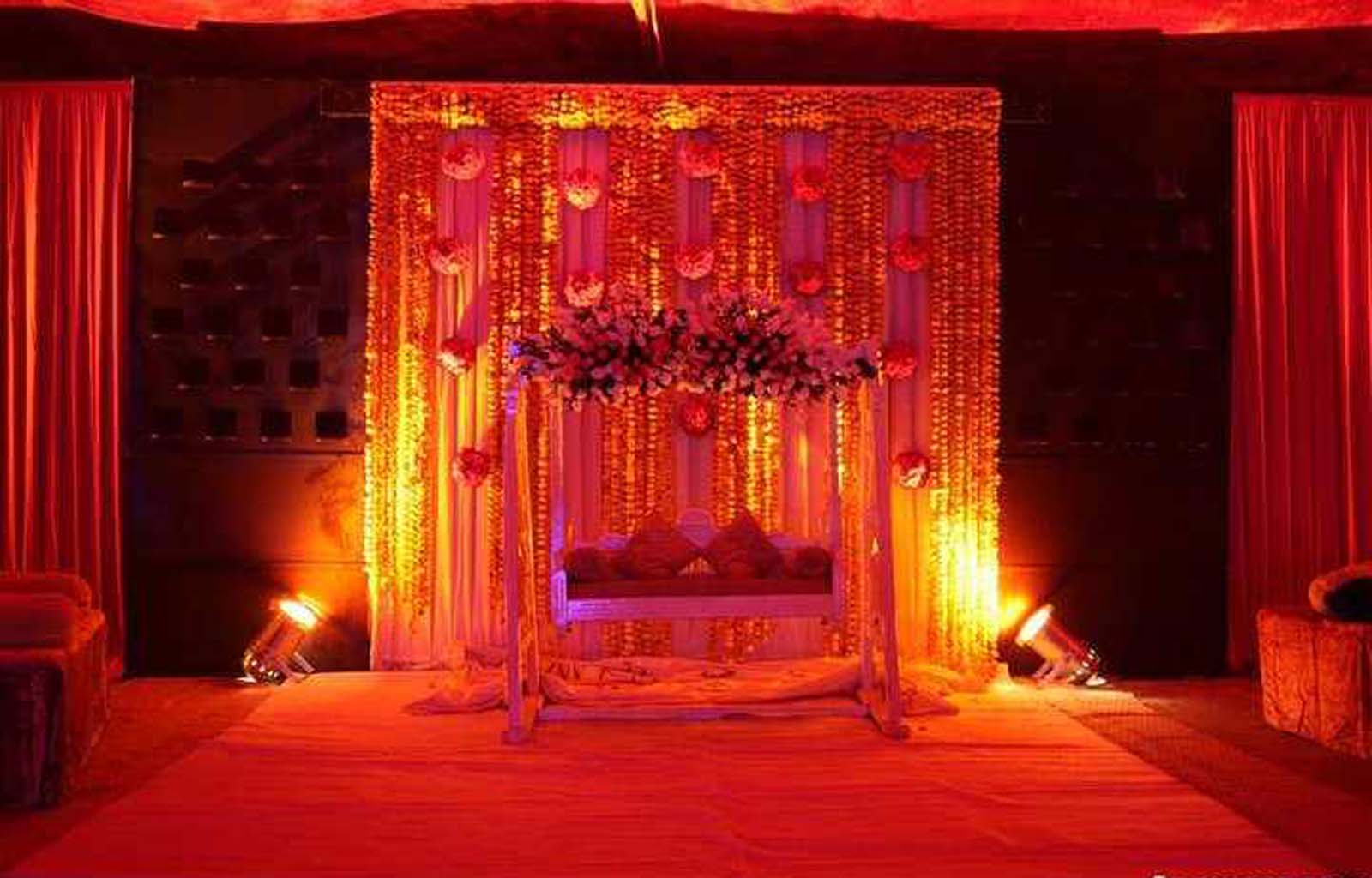 Gaye Holud or Turmeric on the Body Stage Decoration Idea - Bengali ...