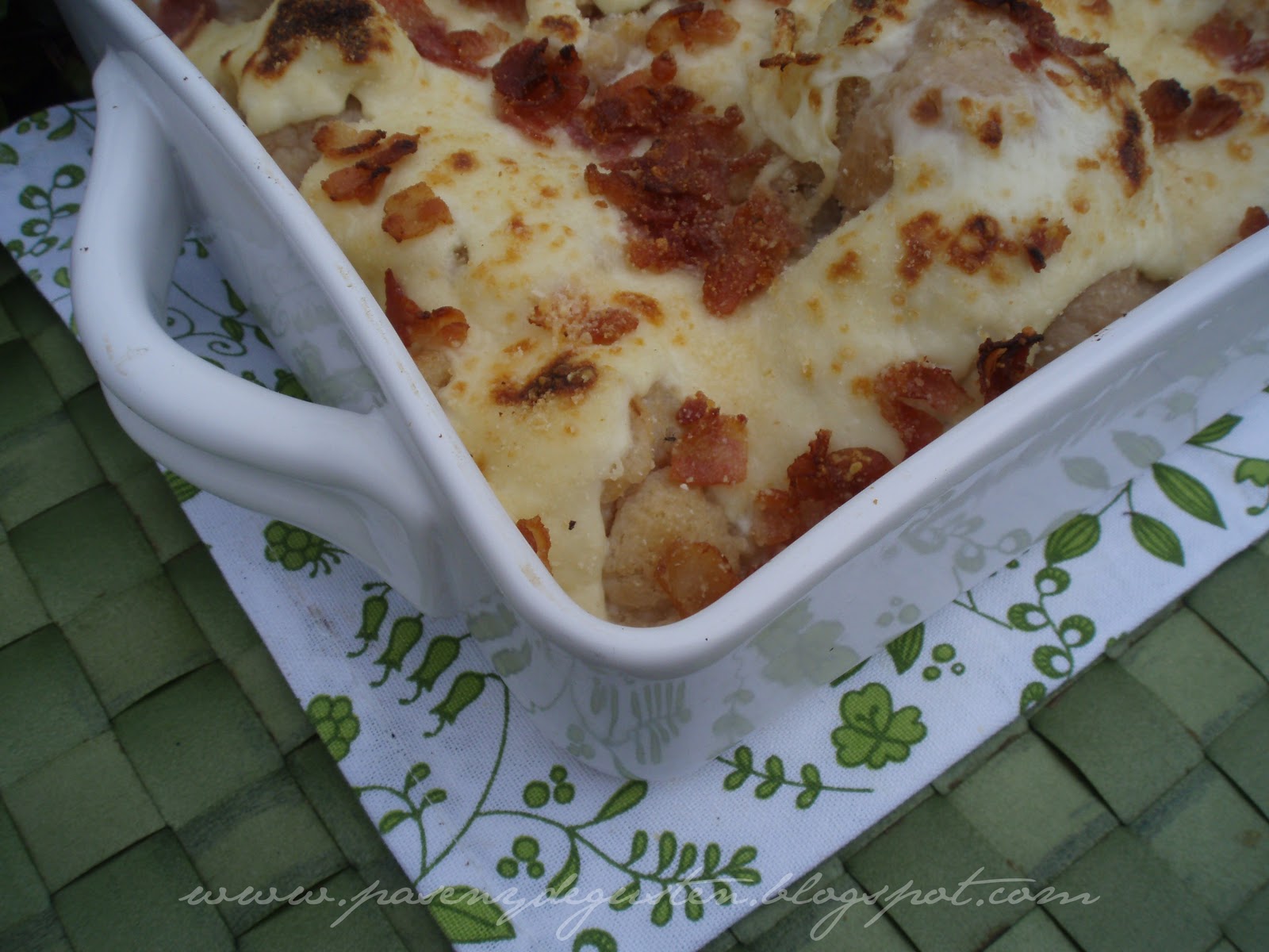 COLIFLOR CON BECHAMEL DE QUESO - PASEN Y DEGUSTEN