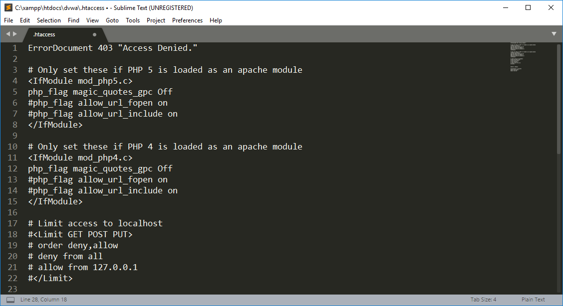 Web Server Hardening - Apache