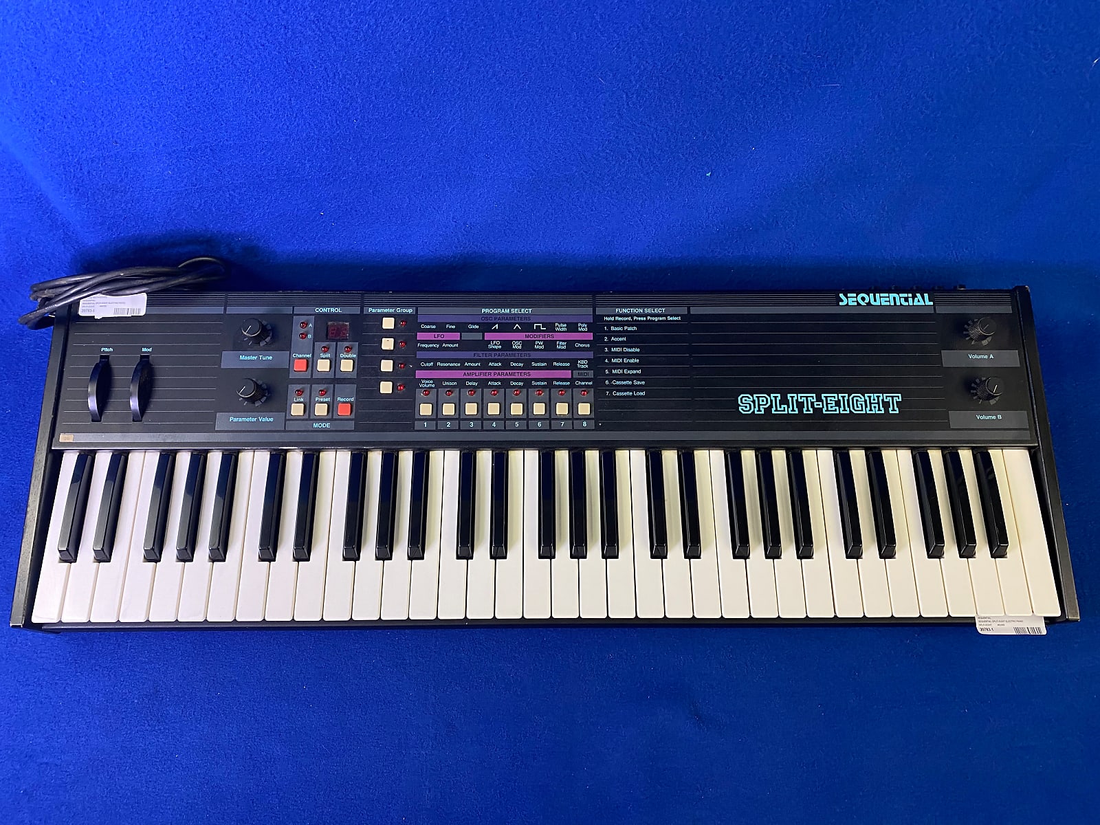 MATRIXSYNTH: Vintage 1985 Sequential Circuits Split-Eight Polyphonic ...
