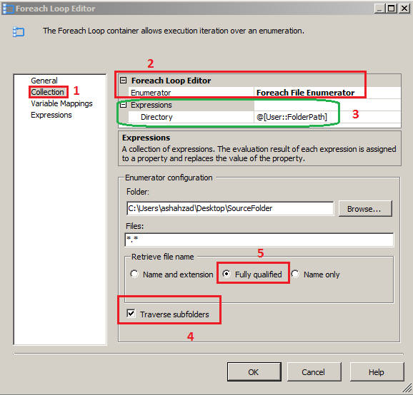 Welcome To TechBrothersIT: How to store file names in SQL Server Table by using SSIS Package
