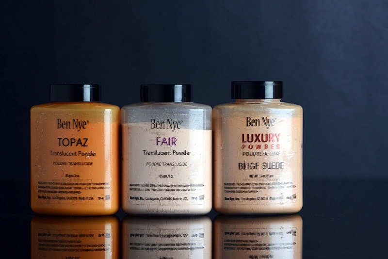 Ben Nye Translucent and Luxury Powders in Fair, Topaz and Beige Suede ...