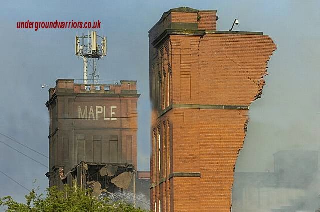 Underground Warriors (Manchester): Maple mill Fire (Oldham)