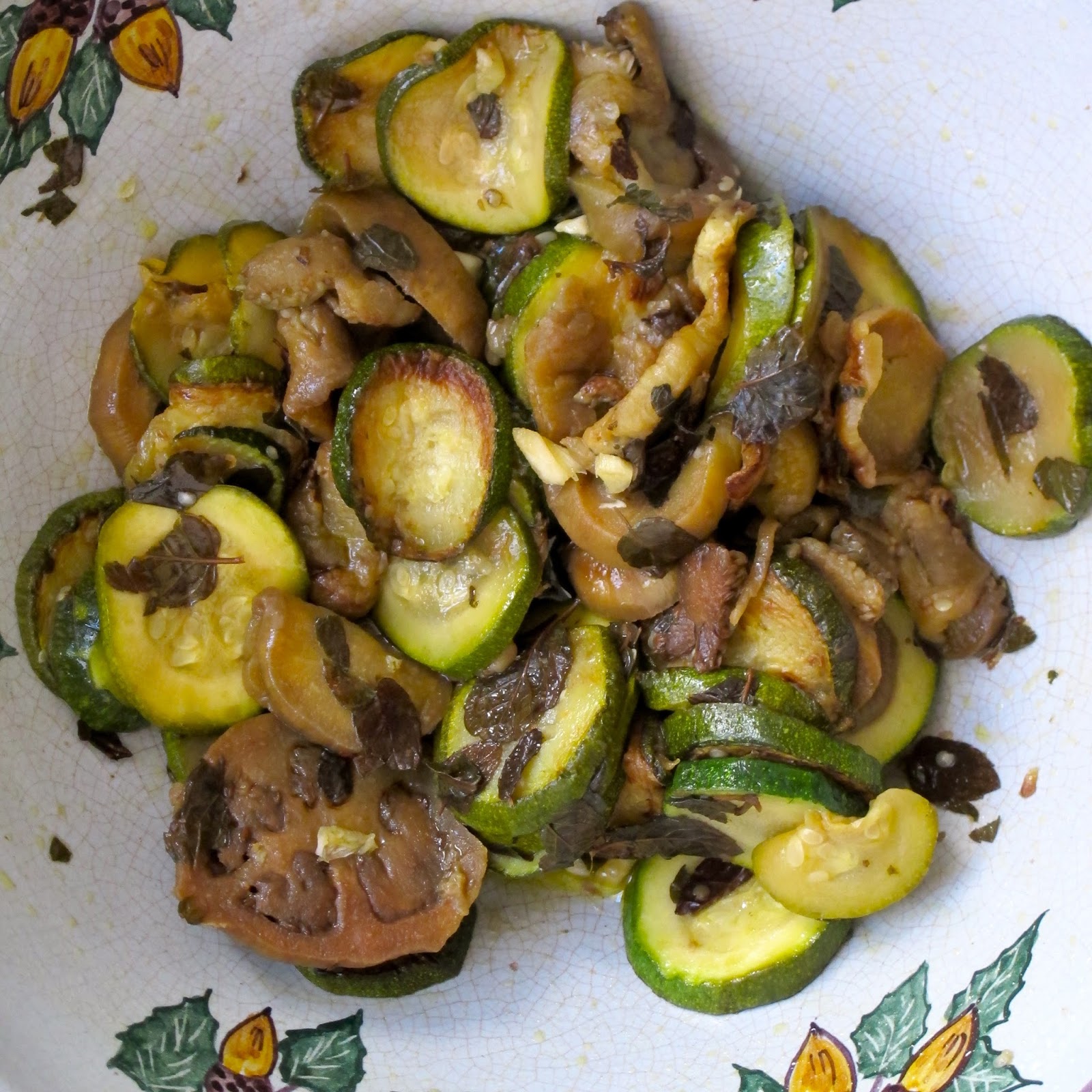 Cozinhar sem Lactose: Curgete e beringela alla Scapese