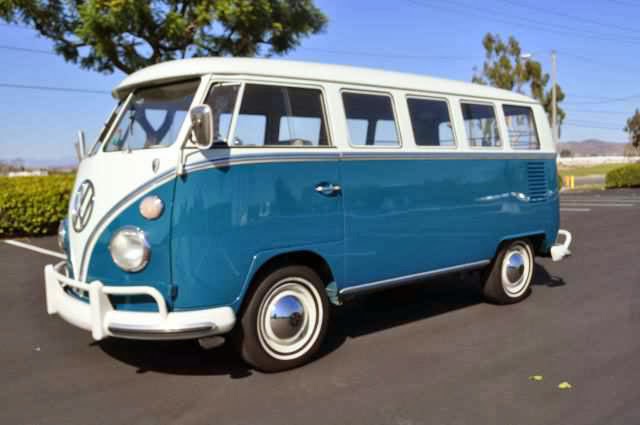VW Bus Deluxe 13 Window Sea Blue | VW Bus For Sale
