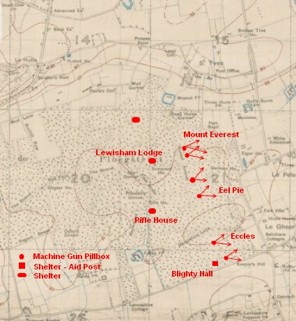 WW1 and WW2 Defences - Suffolk and beyond: Ploegsteert Wood Pillboxes