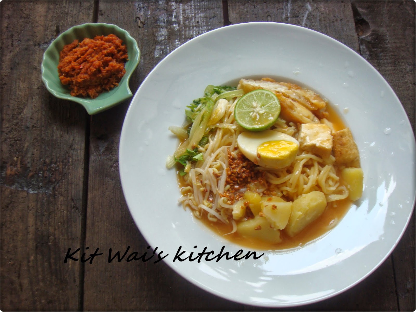 Kit Wai's kitchen : 爪哇面 ~ Mee Jawa / Mee Rebus