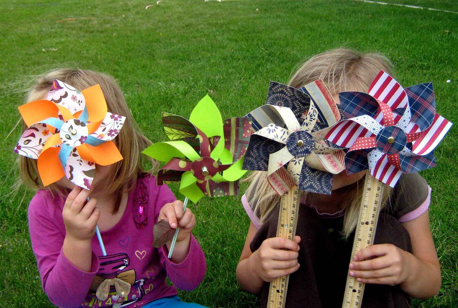 5 daughters: Pinwheels for the Fourth of July!