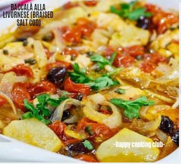 Baccalà alla Livornese (Braised Salt Cod)