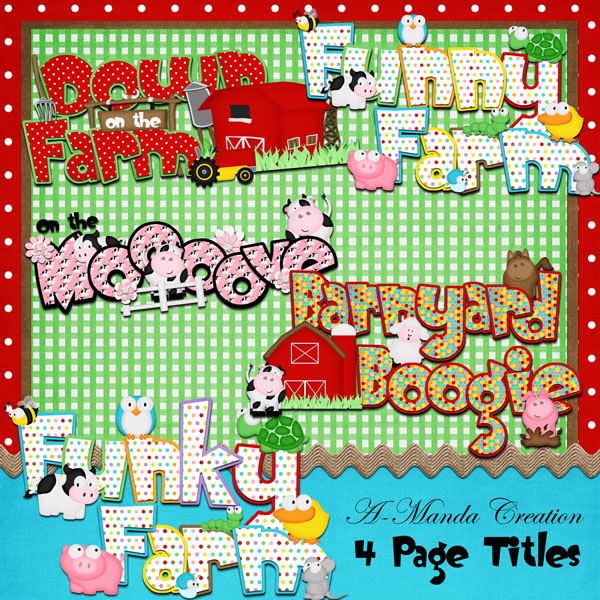 A-Manda Creation: New Release!! Introducing Funky Farm!!