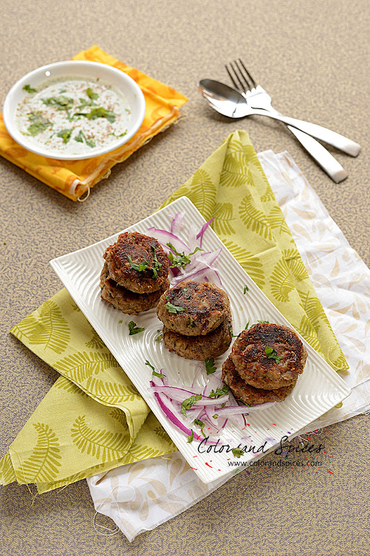 Color and Spices: Raw jackfruit kebab..