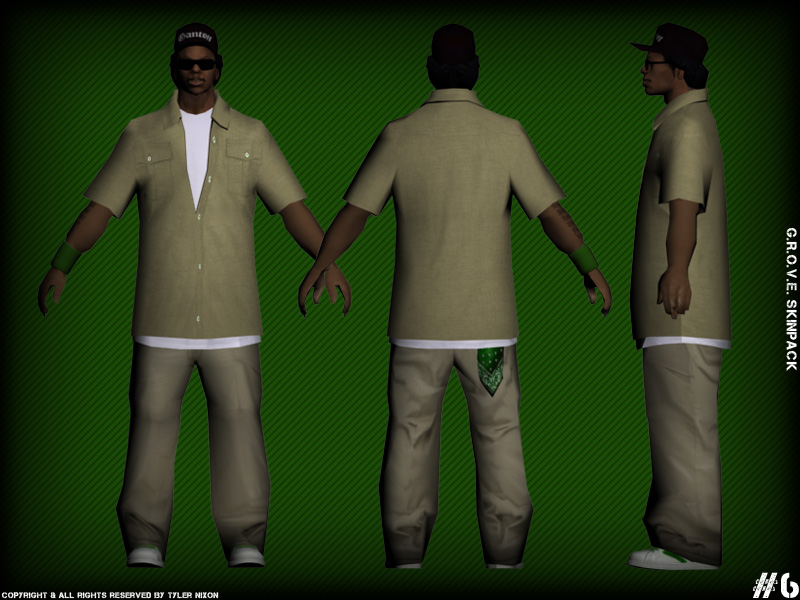 Novas Skins para Grove em HD - MixMods - Mods para GTA SA e outros