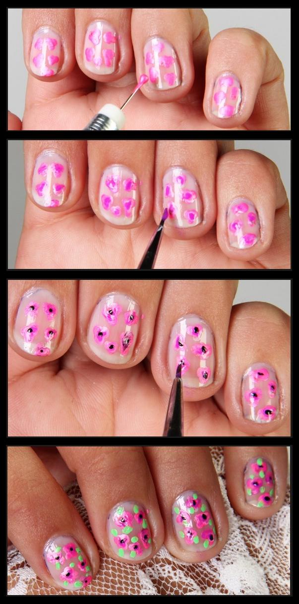 Manicure Tutorials: The Floral Manicure Tutorial