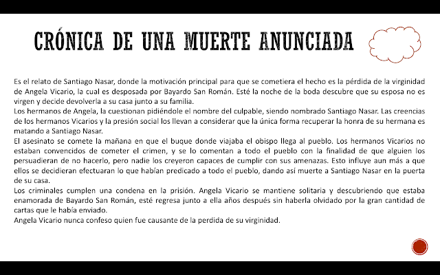 Poeliteraria: SECUENCIACIÓN DE ACTIVIDADES. LA NOVELA DE GABRIEL GARCÍA ... Poeliteraria: SECUENCIACIÓN DE ACTIVIDADES. LA NOVELA DE GABRIEL GARCÍA ...