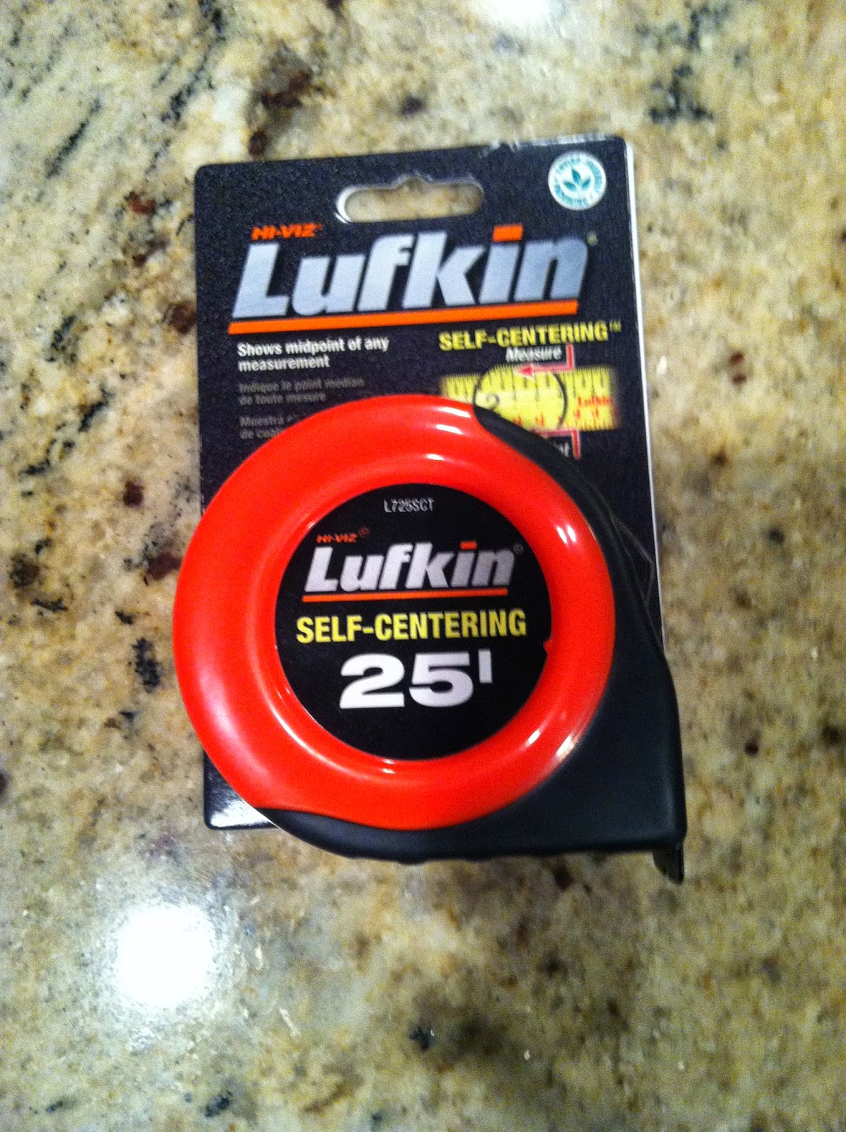 The Tool Review Guy: Lufkin 25 foot self-centering tape measure L725SCT