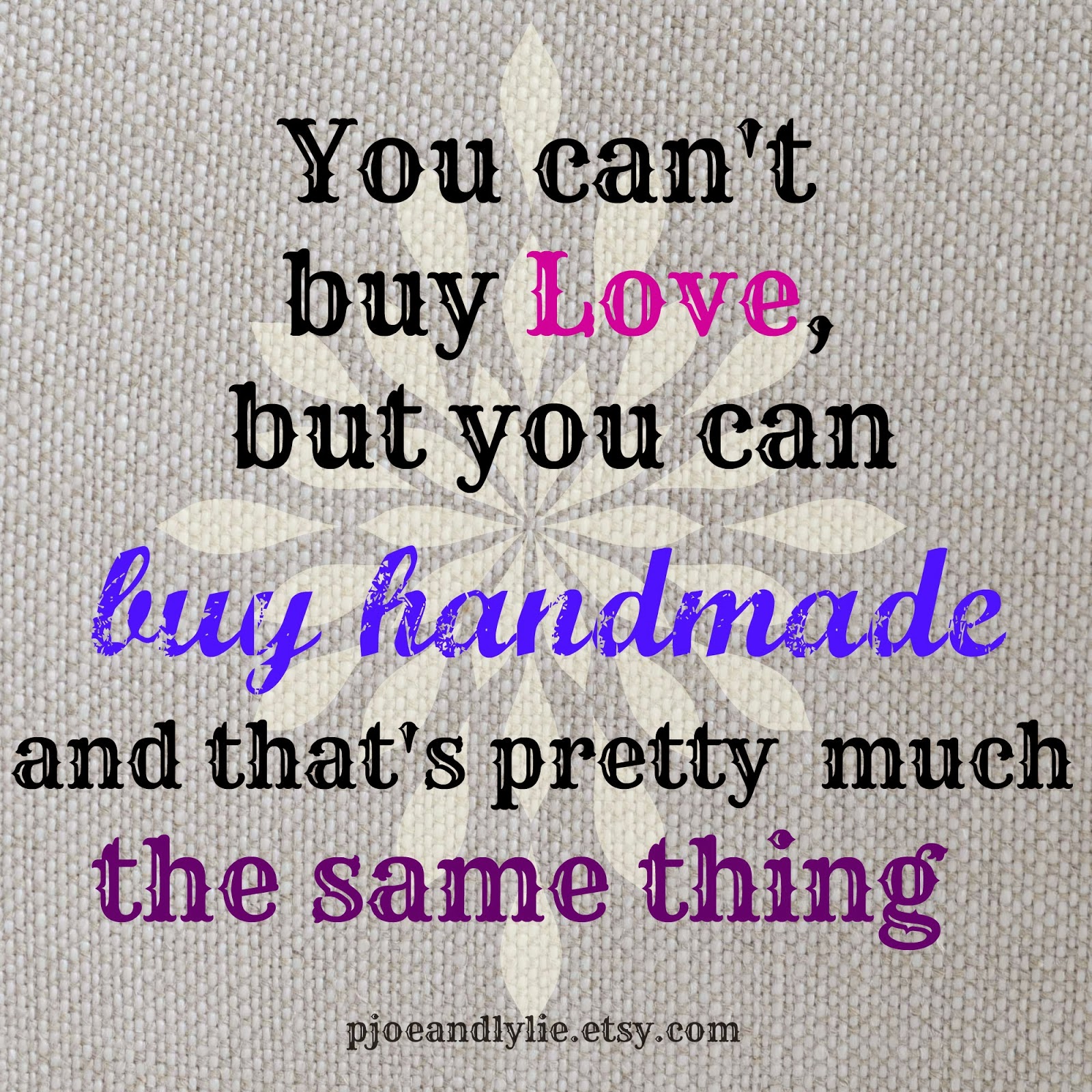 Pjoe And Lylie: Why Buy Handmade?